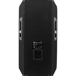 Rockville 2 RSG12.4 12 3-Way 1000w 4-Ohm Passive DJ Speakers+Stands+Cables+Bag