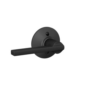 schlage f170 lat 622 latitude single dummy door lever, matte black