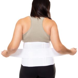 braceability plus size 5xl bariatric back brace - obese support girdle for lower lumbar back pain in big and tall, extra large, heavy or overweight men and women (fits 67"-73")