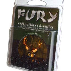 Fury - Replacement O-Rings for Rage Slipcam Broadheads (Pack of 50)