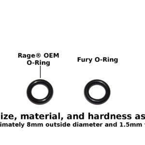 Fury - Replacement O-Rings for Rage Slipcam Broadheads (Pack of 50)