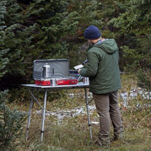 Camp Chef Mesa Aluminum Camp Table - Portable, Collapsible Camping Table for Outdoor & Camping Gear - Adjustable Table Height (27"-39")