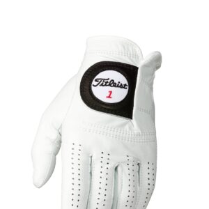 Titleist Players Mens LH Pearl, White(Medium - Large, Worn on Left Hand)