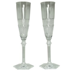 バカラ(baccart) baccarat glass pair diamant champagne flute 2807400 [parallel import] 2807400