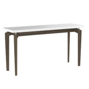 Safavieh Home Collection Josef Mid-Century Modern White and Dark Brown Console