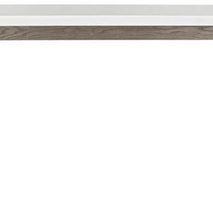 Safavieh Home Collection Josef Mid-Century Modern White and Dark Brown Console