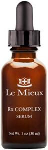 le mieux rx complex serum - antioxidant, peptide & hyaluronic acid anti-aging face serum to help address the appearance of fine lines & wrinkles, dark spots, uneven texture (1 oz / 30 ml)