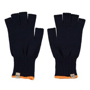 minus33 merino wool fingerless glove liner navy large