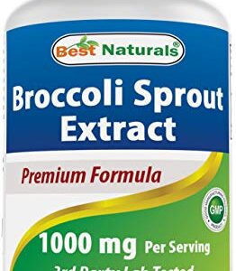 Best Naturals Broccoli Sprouts Extract, 1000 mg, 120 Count