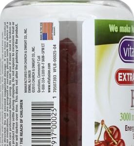 Vitafusion Extra Strength Vitamin B12 Gummy Vitamins for Energy Metabolism Support and Nervous System Health Support, Cherry Flavored, America’s Number 1 Brand, 45 Day Supply, 90 Count