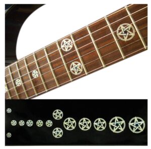 jockomo pentagram guitar inlay sticker