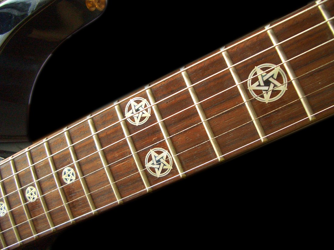 Jockomo Pentagram Guitar Inlay Sticker