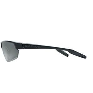 Native Eyewear Hardtop Ultra Polarized Rectangular Sunglasses, Asphalt Frame, 68 mm