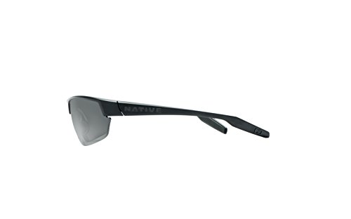 Native Eyewear Hardtop Ultra Polarized Rectangular Sunglasses, Asphalt Frame, 68 mm