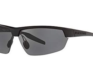 Native Eyewear Hardtop Ultra Polarized Rectangular Sunglasses, Asphalt Frame, 68 mm