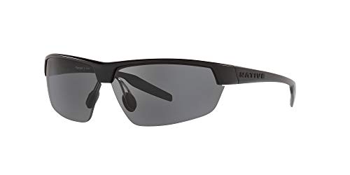 Native Eyewear Hardtop Ultra Polarized Rectangular Sunglasses, Asphalt Frame, 68 mm