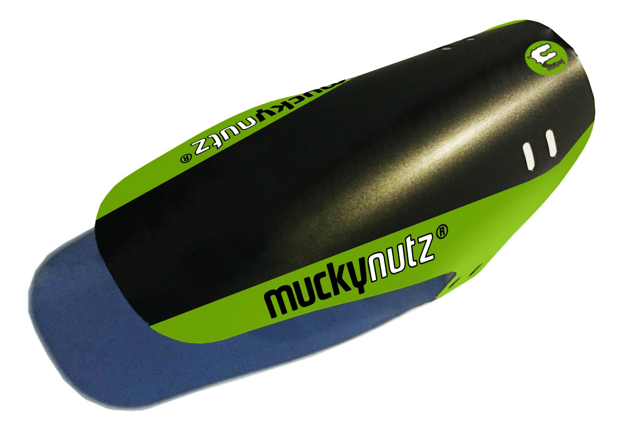 Mucky Nutz Face Fender, Black/Green, Regular