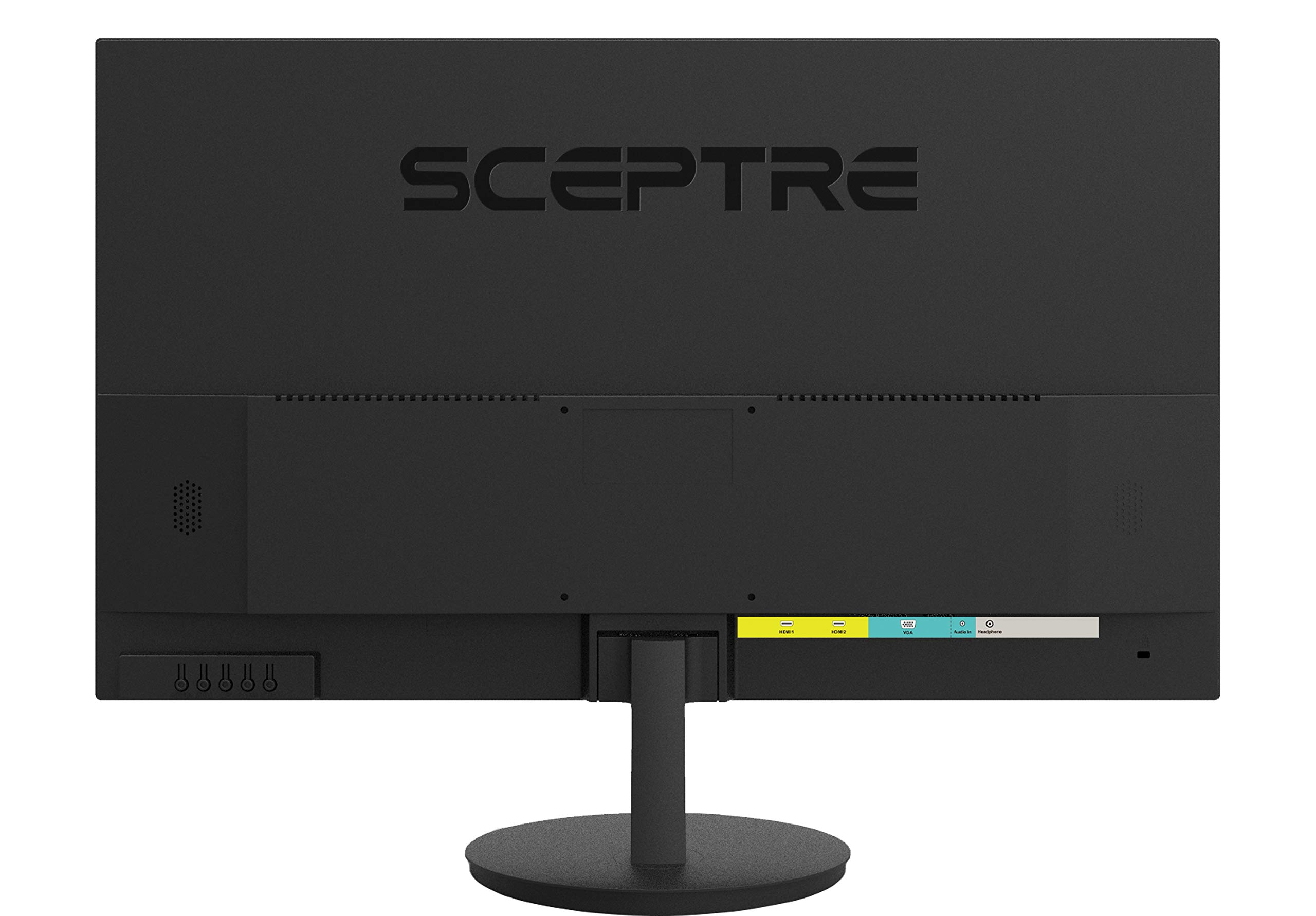 Sceptre E275W-1920 27" FHD 1080p 75Hz Monitor HDMI VGA Build-In Speakers, Metal Black