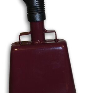 Toys+ Large 11 Inch Cowbell with Handle Maroon