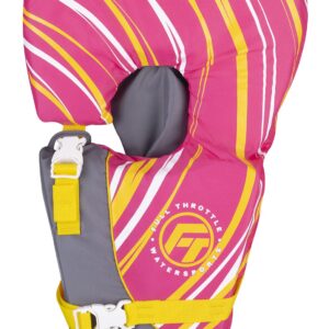 Full Throttle Infant Baby-Safe Life Jacket, Pink, Model Number: 104000-105-000-15