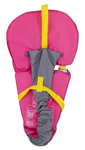 Full Throttle Infant Baby-Safe Life Jacket, Pink, Model Number: 104000-105-000-15