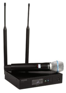 shure qlxd24/b87a handheld wireless system with beta 87a vocal microphone, g50 (qlxd24/b87a-g50)