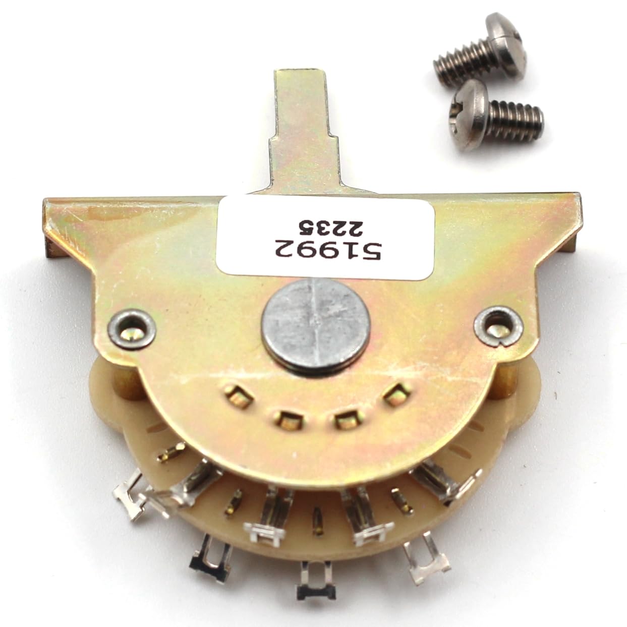 Oak Grigsby 5-Way Blade Switch for Telecaster and Stratocaster, 5-Way Pickup Selector Switch, Includes Mounting Screws