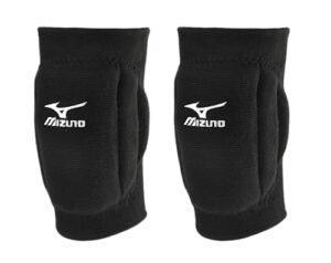 mizuno t10 plus kneepad, adult volleyball kneepad, black, one size