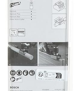 Bosch Professional 1x Profile Sander Starlock AUZ 70 G (for sanding of round materials, Accessory Multitool)