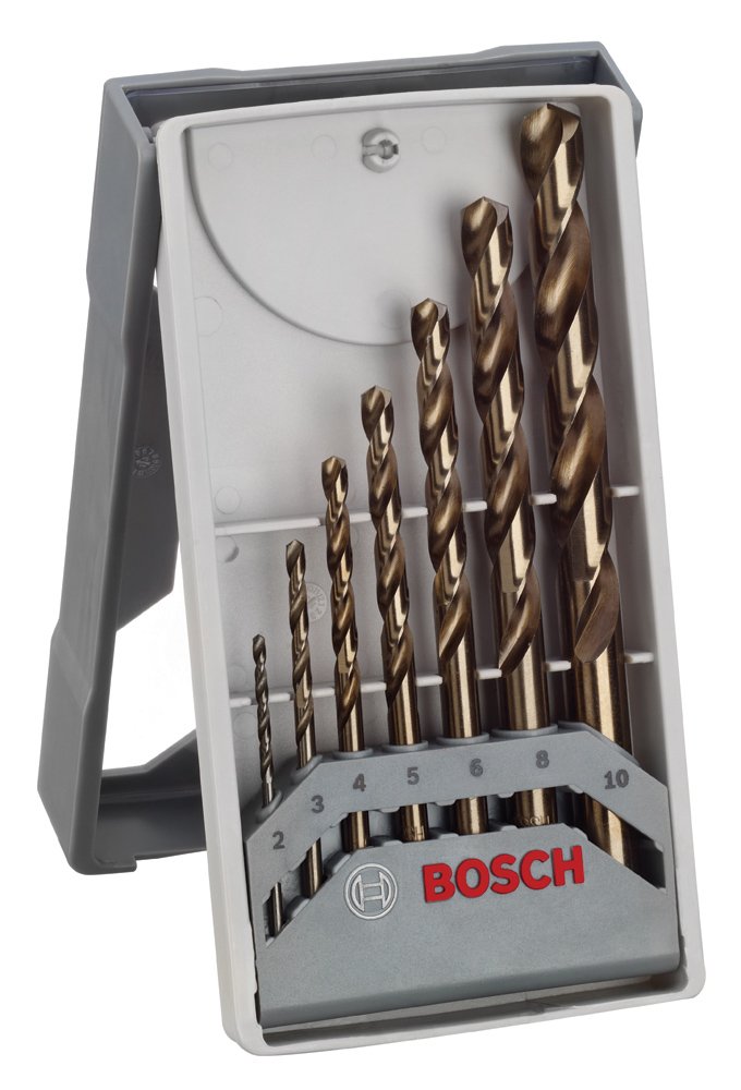 Bosch 2608589296 Metal Drill Bit-Set "Mini X-Line" Hss 7 Pcs