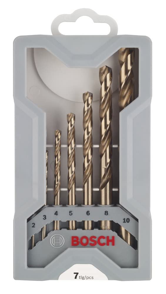 Bosch 2608589296 Metal Drill Bit-Set "Mini X-Line" Hss 7 Pcs