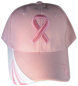 y&w headwear breast cancer awareness pink, pink, white, size one size fits most