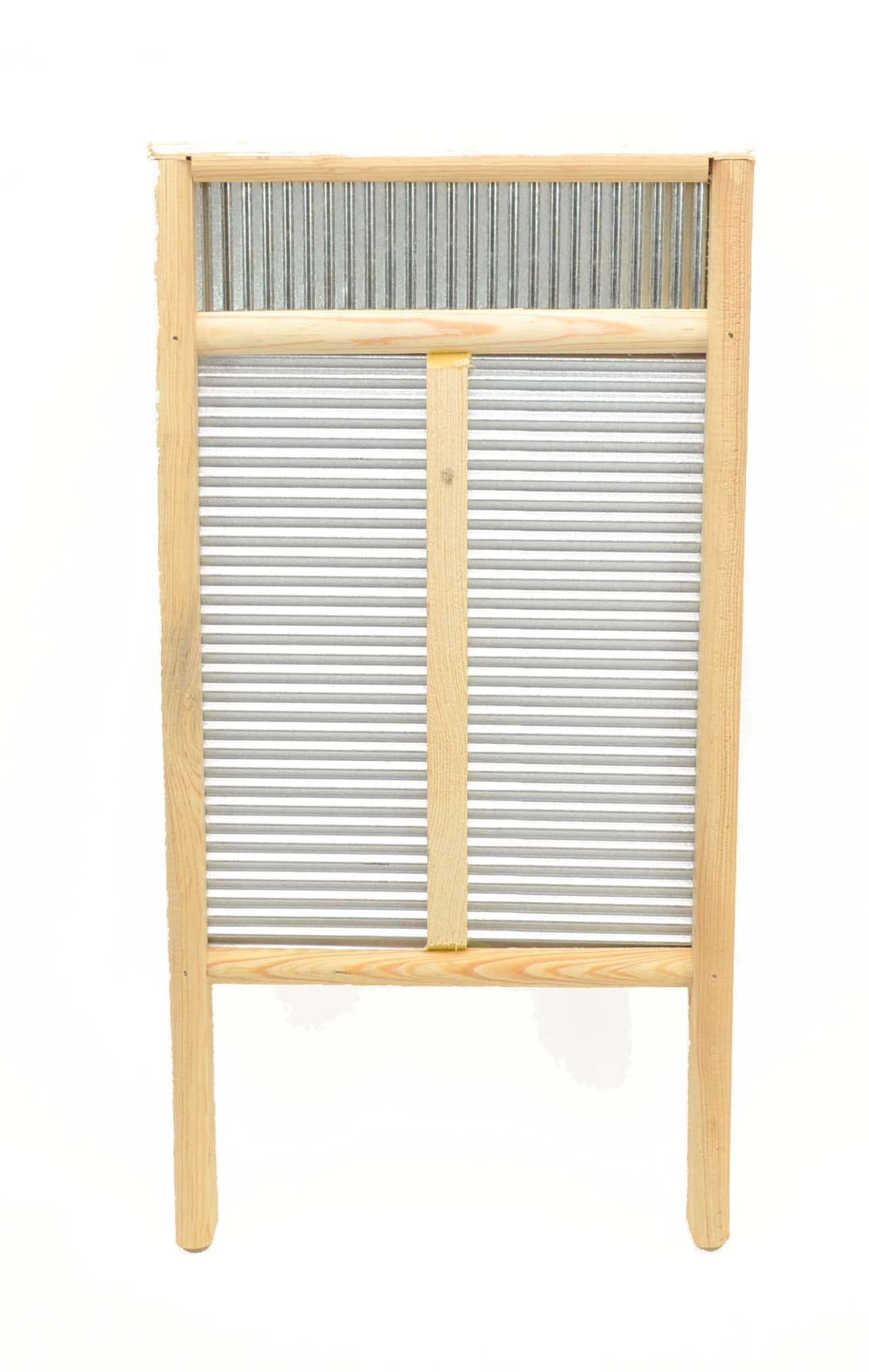 Large Washboard with Tin-23 Inches High X 12.25 Inches Wide