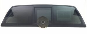 oem heated sliding back window glass back power slider compatible with ford f150 pickup 2004-2014 models