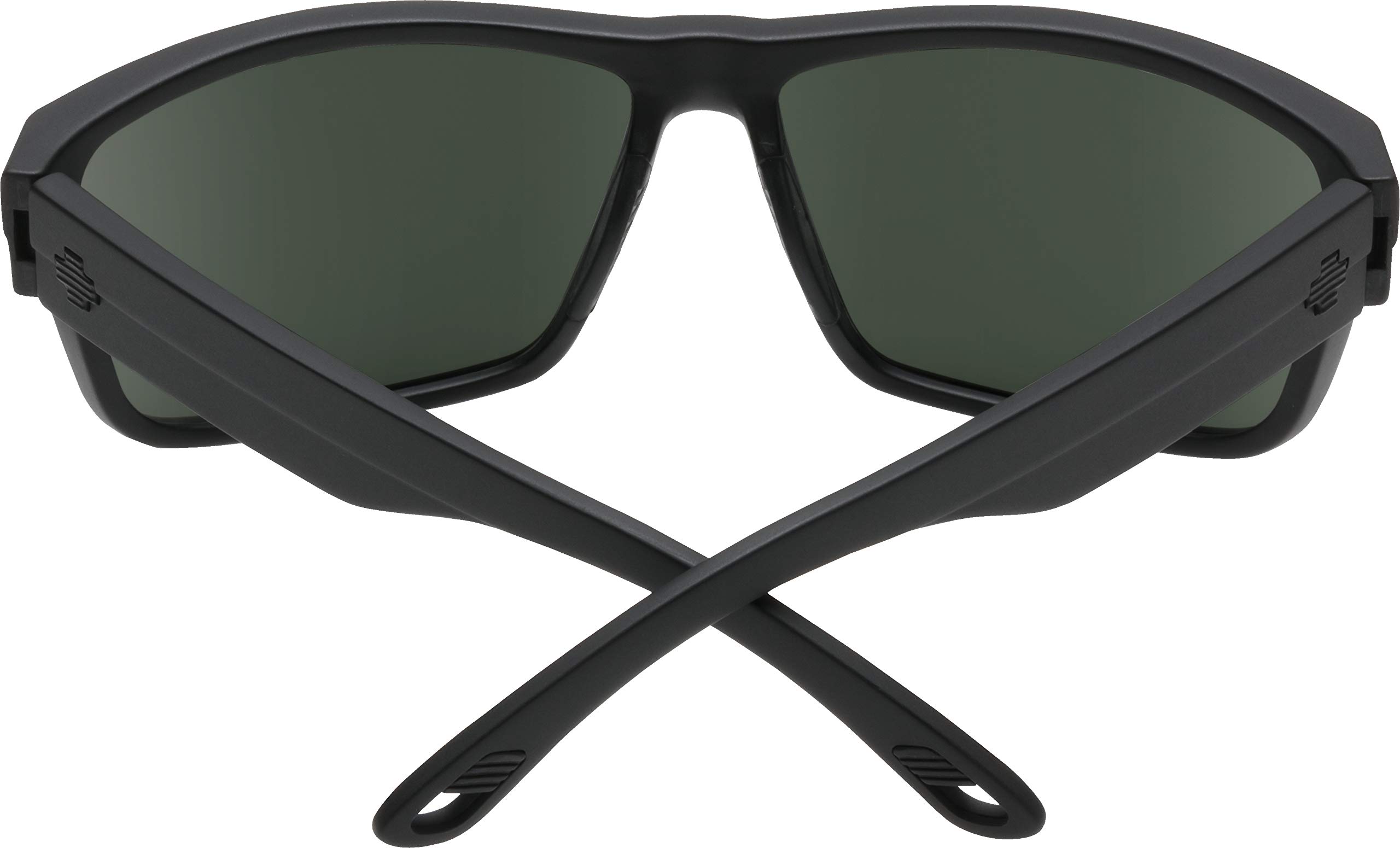 Spy Optic Rocky Sunglasses, Matte Black/Happy Gray/Green, 64 mm