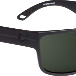 Spy Optic Rocky Sunglasses, Matte Black/Happy Gray/Green, 64 mm