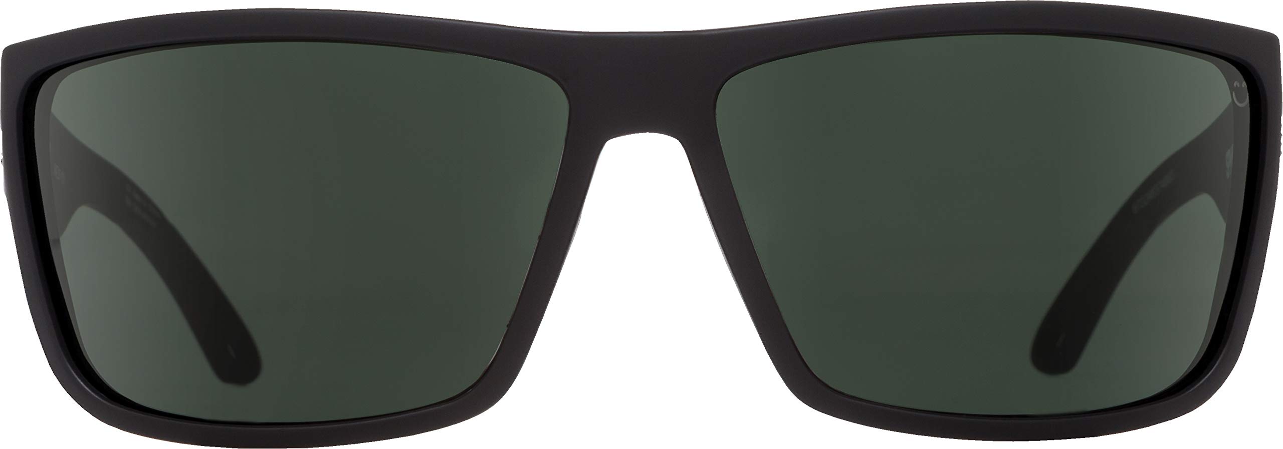 Spy Optic Rocky Sunglasses, Matte Black/Happy Gray/Green, 64 mm