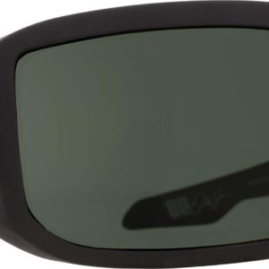 Spy Optic McCoy Sunglasses, Soft Matte Black/Happy Gray/Green