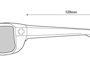 Spy Optic McCoy Sunglasses, Soft Matte Black/Happy Gray/Green