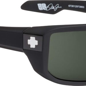 Spy Optic McCoy Sunglasses, Soft Matte Black/Happy Gray/Green