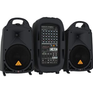 behringer europort ppa2000bt 8-channel portable pa system with bluetooth