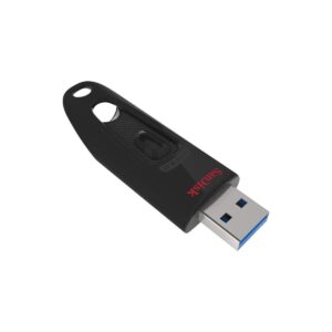 sandisk ultra usb flash drive, 128 gb, black (sdcz48-128g-a46)