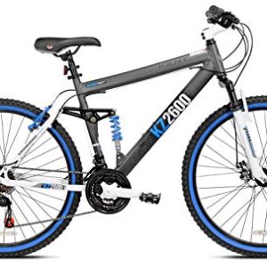 Kent International KZ2600 Dual-Suspension Mountain Bike, 26-Inch