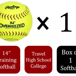 Rawlings | Oversized Fastpitch Training Softball | 14"