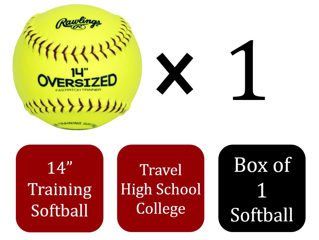 Rawlings | Oversized Fastpitch Training Softball | 14"