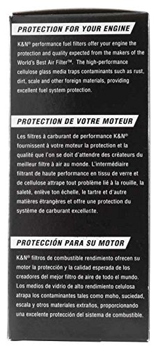 K&N Gasoline Fuel Filter: High Performance Fuel Filter, Premium Engine Protection, 1996-2017 Ford, Lincoln, Mercury Fuel Injected Gasoline Engines, PF-2000