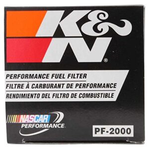 K&N Gasoline Fuel Filter: High Performance Fuel Filter, Premium Engine Protection, 1996-2017 Ford, Lincoln, Mercury Fuel Injected Gasoline Engines, PF-2000