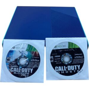 Xbox 360 500GB Blue Console Bundle with Call of Duty Ghosts and Call of Duty Black Ops 2