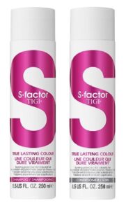 tigi s factor true lasting colour shampoo & conditioner 8.5 oz