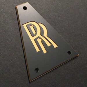 rod cover - custom engraved - jackson - randy rhoads rr black gold